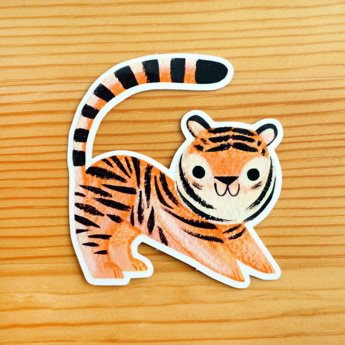Tiger Cub Sticker – Nellie Le